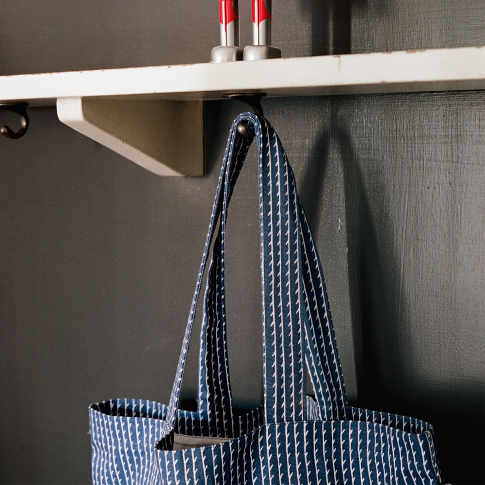 Rivi Canvas Bag 線條肩背手提袋（藍） | 北歐櫥窗 NORDIC