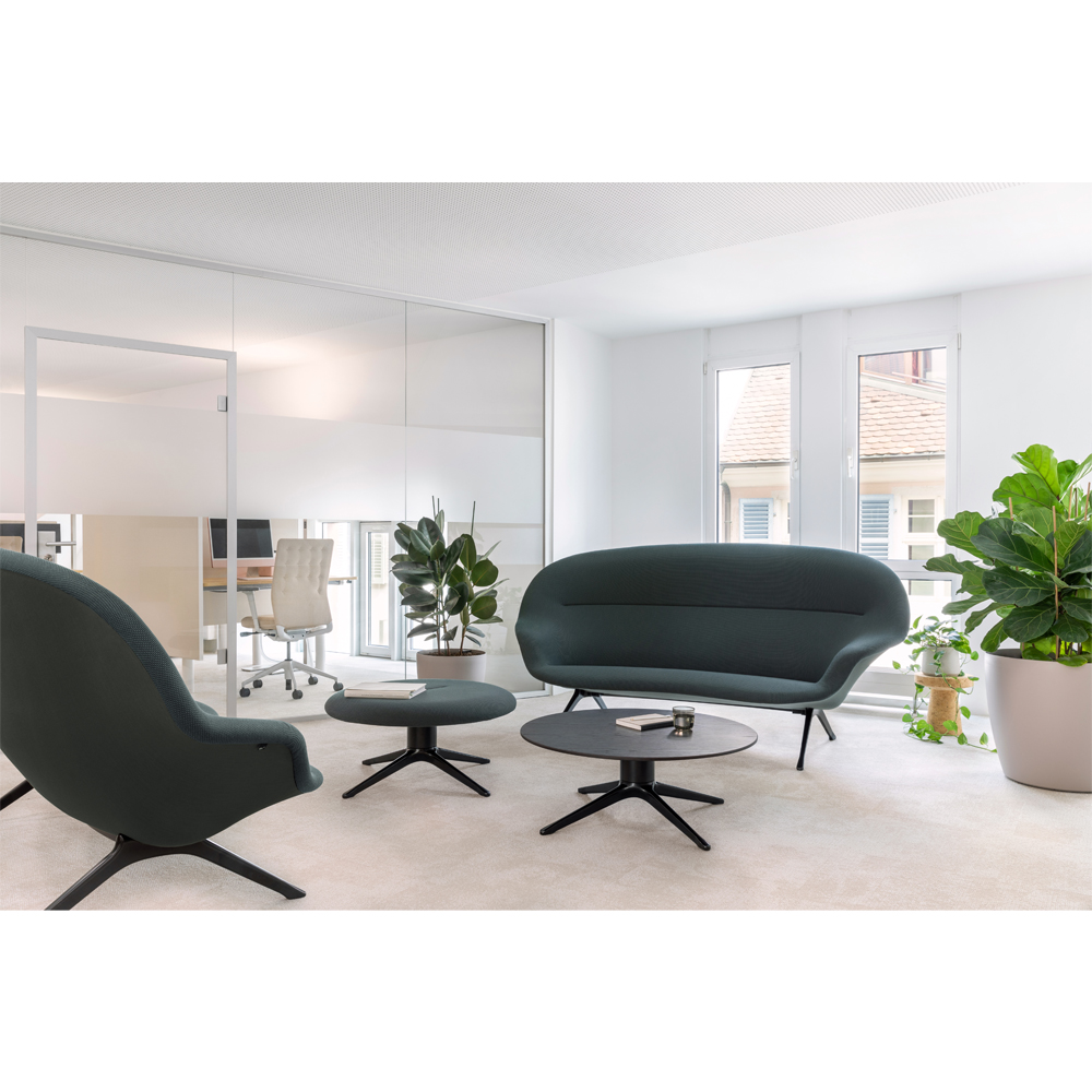 Abalon Sofa 羽貝 沙發椅（米灰 / 銀灰布料、薄荷綠底座） | 北歐櫥窗 NORDIC