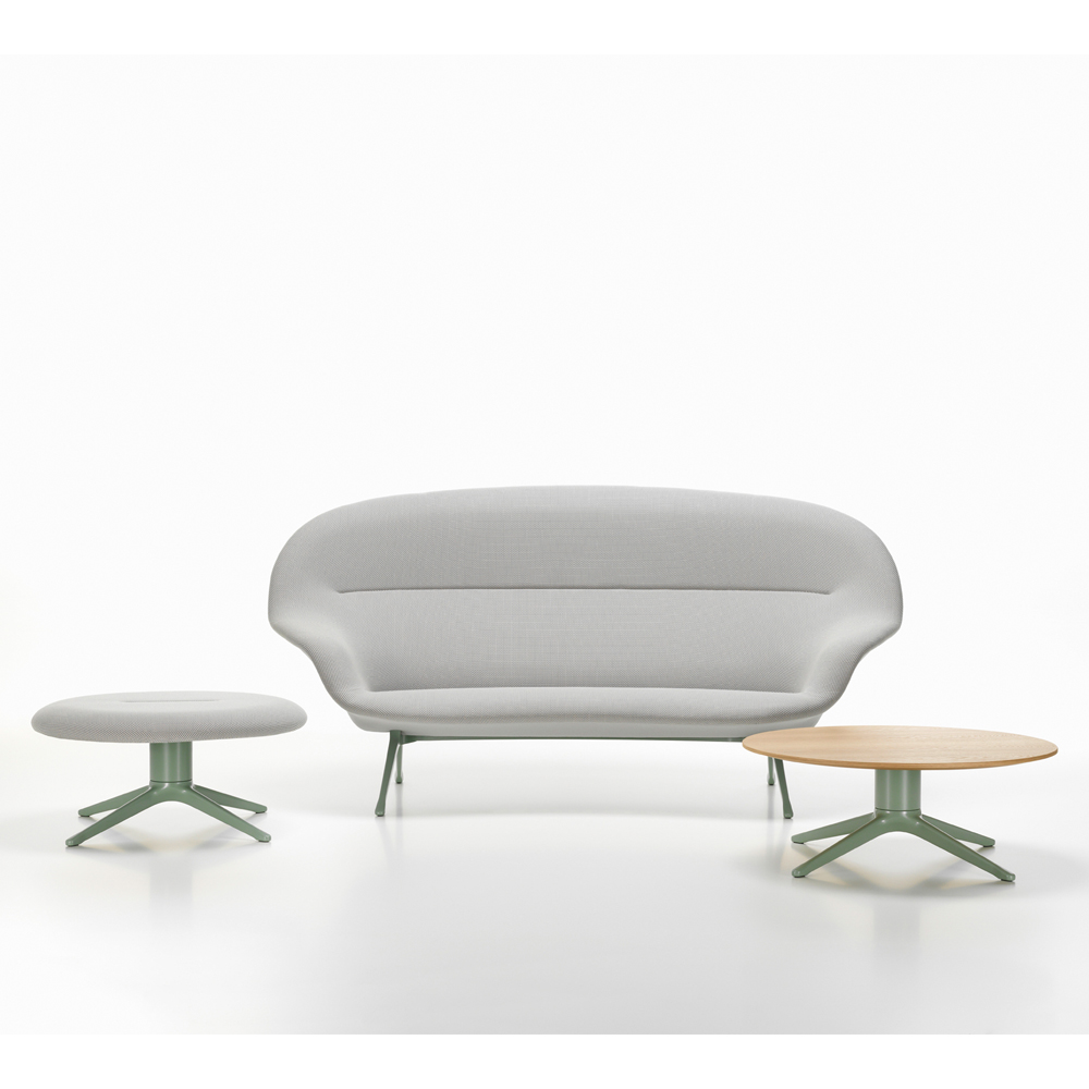 Abalon Table 羽貝 咖啡桌（淺色橡木、薄荷綠底座） | 北歐櫥窗 NORDIC