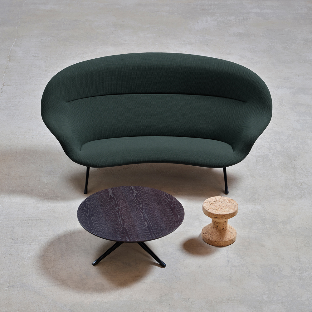 Abalon Table 羽貝 咖啡桌（淺色橡木、薄荷綠底座） | 北歐櫥窗 NORDIC