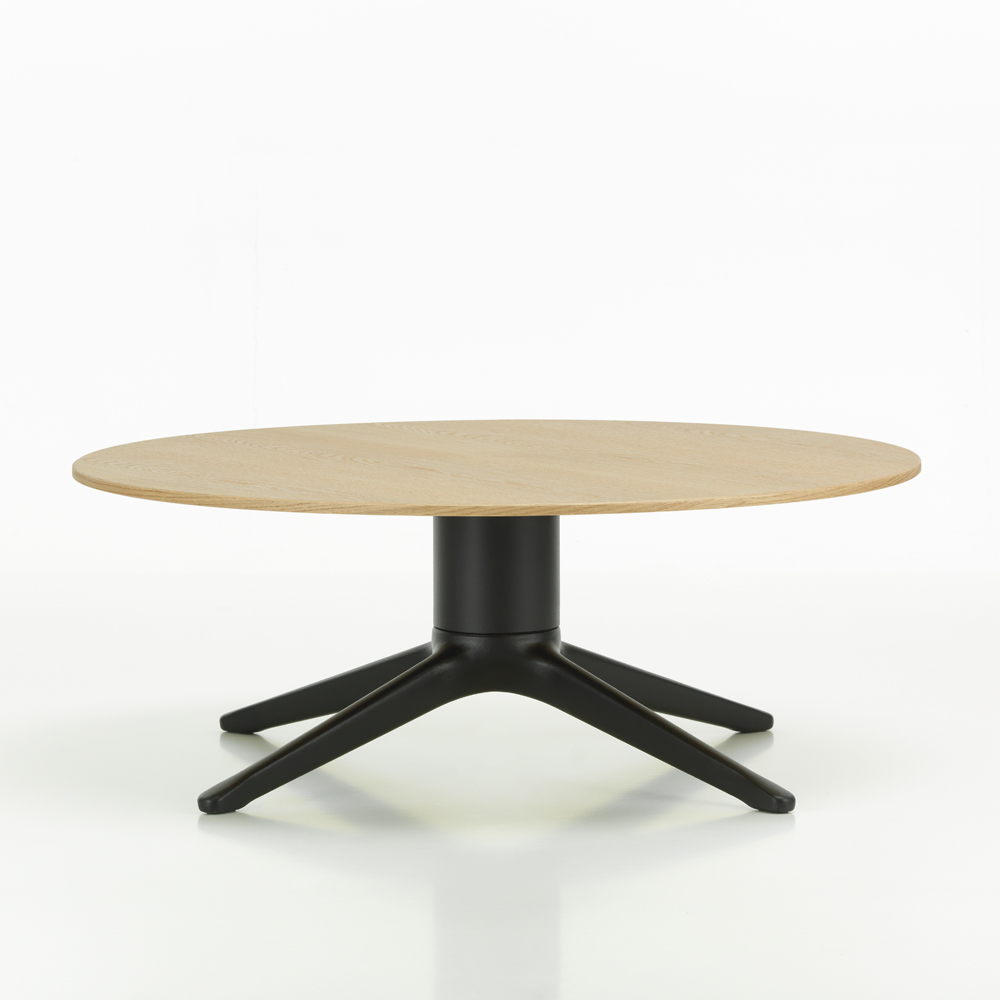 Abalon Table 羽貝 咖啡桌（淺色橡木、深黑底座） | 北歐櫥窗 NORDIC