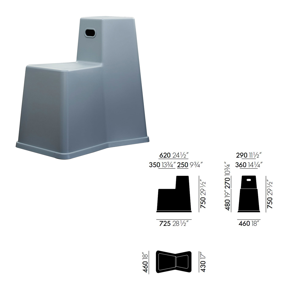 Stool Tool 百用隨型凳（灰） | 北歐櫥窗 NORDIC
