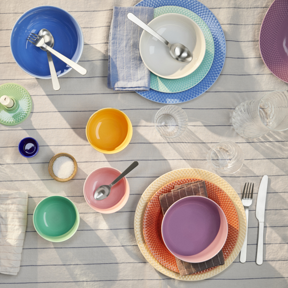 Rhombe 菱紋 缽碗（Ø 15.5cm、丁香紫） | 北歐櫥窗 NORDIC