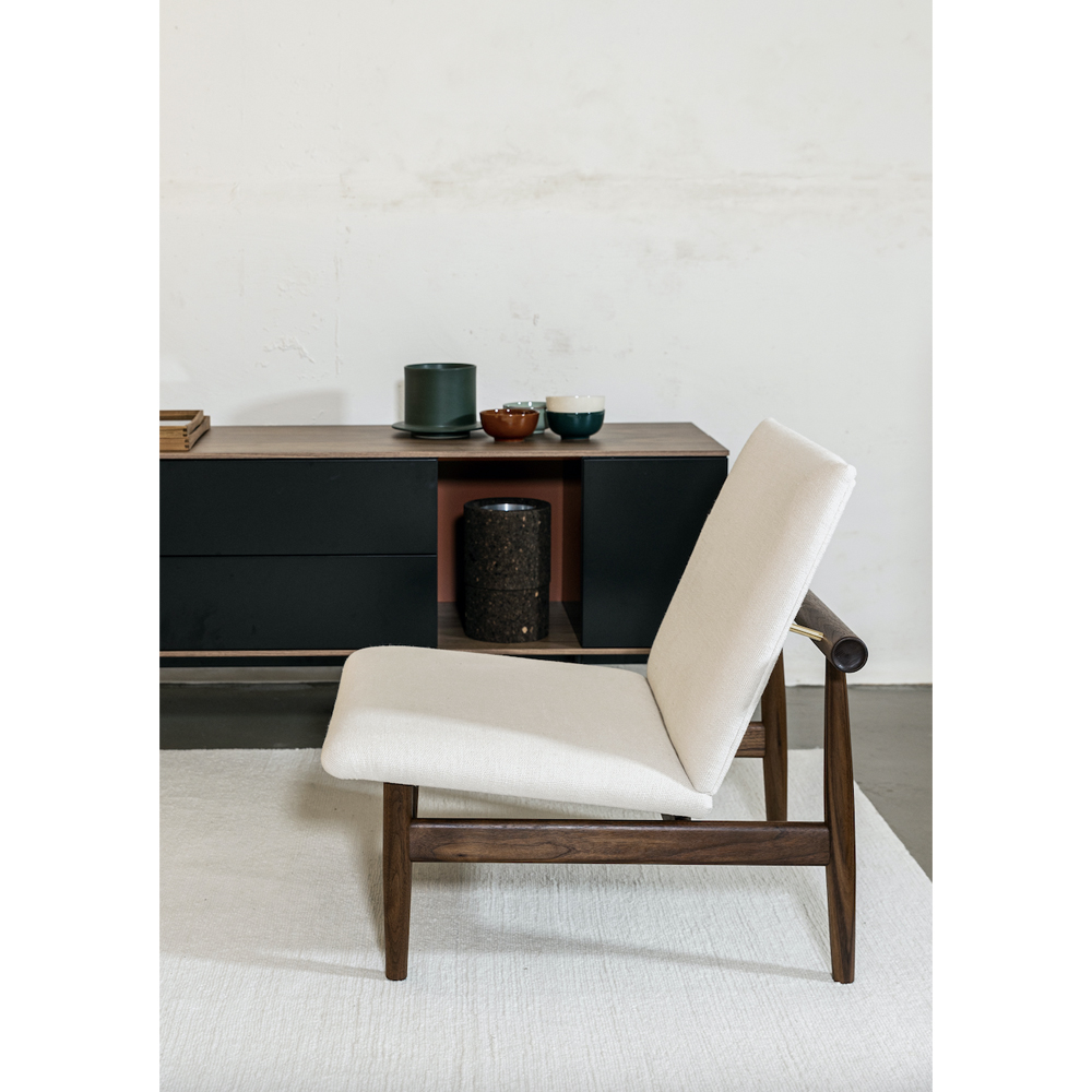 Japan Chair 主人椅（淺灰椅背 / 深藍座面 / 胡桃木） | 北歐櫥窗 NORDIC