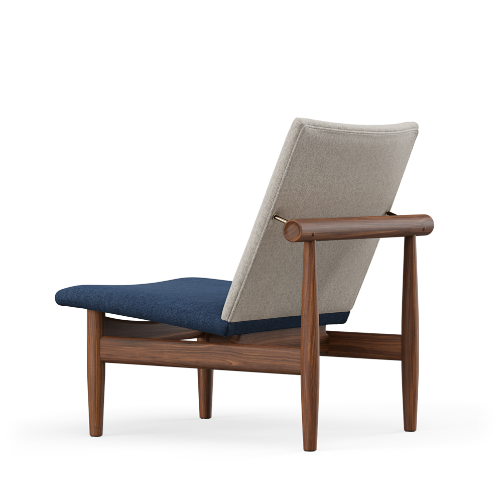 Japan Chair 主人椅（淺灰椅背 / 深藍座面 / 胡桃木） | 北歐櫥窗 NORDIC