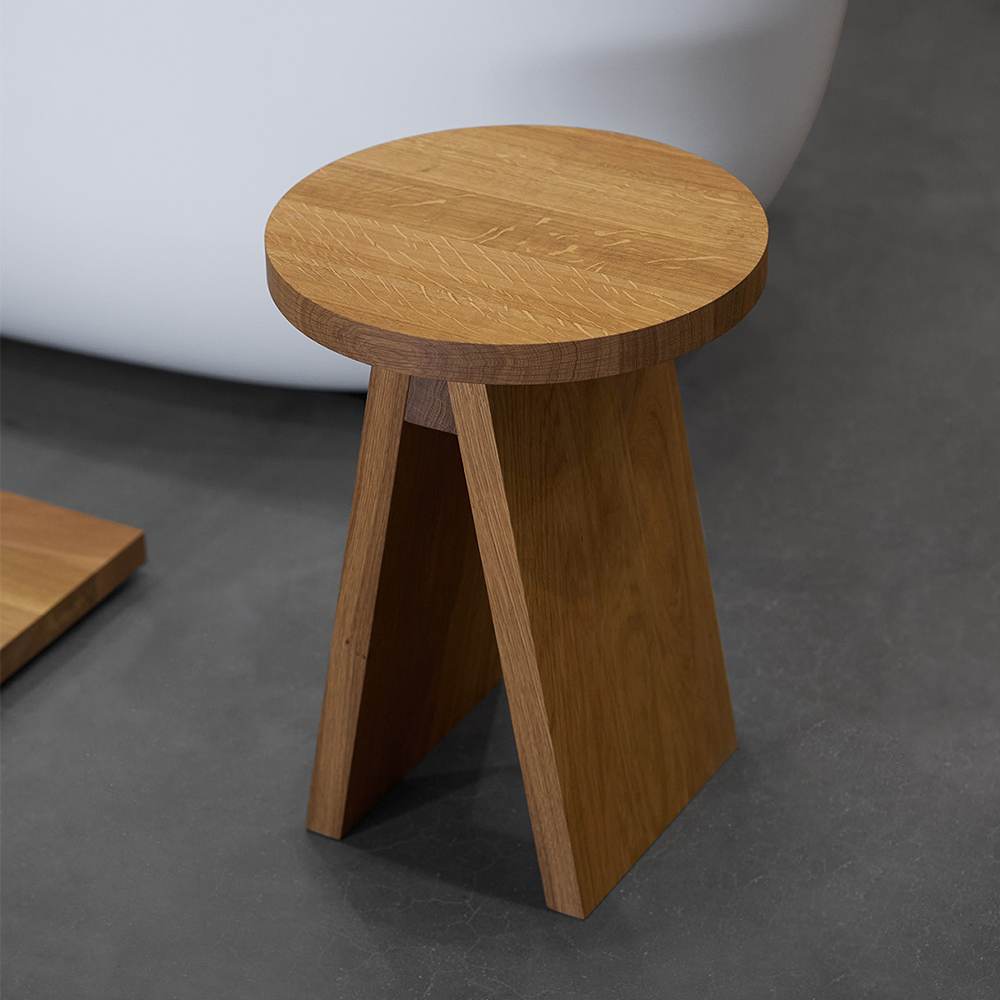 e15 x Kaldewei 聯名系列｜EK01 橡木矮凳 | 北歐櫥窗 NORDIC