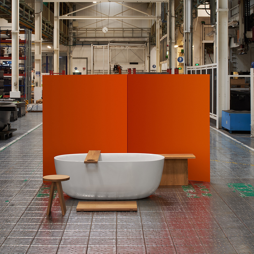 e15 x Kaldewei 聯名系列｜EK06 橡木足踏板 | 北歐櫥窗 NORDIC