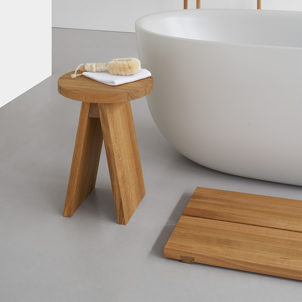 e15 x Kaldewei 聯名系列｜EK06 橡木足踏板 | 北歐櫥窗 NORDIC